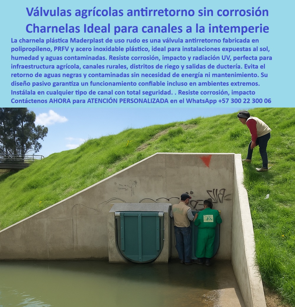 51 CHARNELAS 0 VÁLVULAS ANTI RETORNO 0 COMPUERTA TIPO CHAPALETA 0 TAPÓN ...