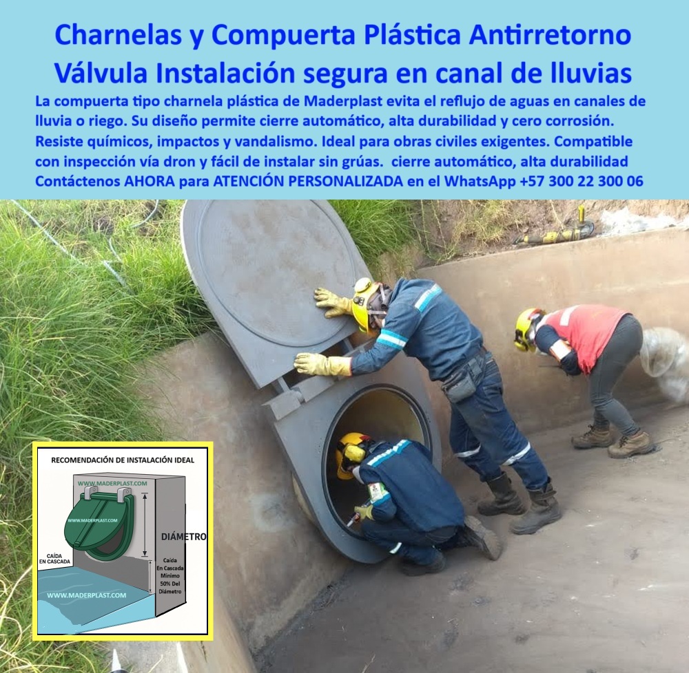 51 CHARNELAS 0 VÁLVULAS ANTI RETORNO 0 COMPUERTA TIPO CHAPALETA 0 TAPÓN ...